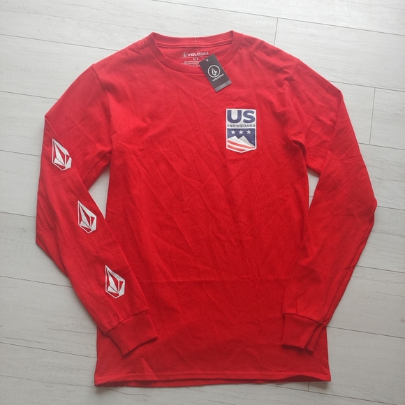 Volcom | Shirts | Volcom New Usst Snowboarding Team Long Sleeve Shirt ...